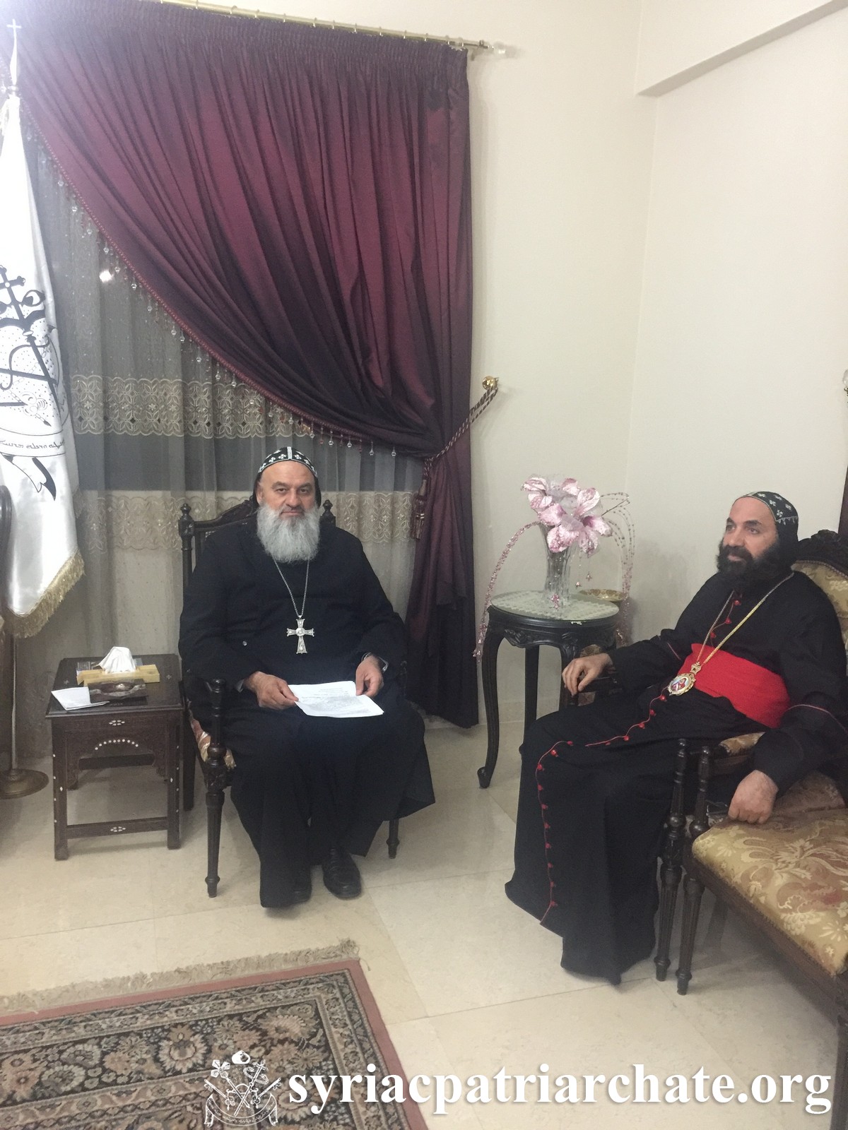 Meeting with His Eminence Mor Severius Malke Mourad | Syrian Orthodox ...