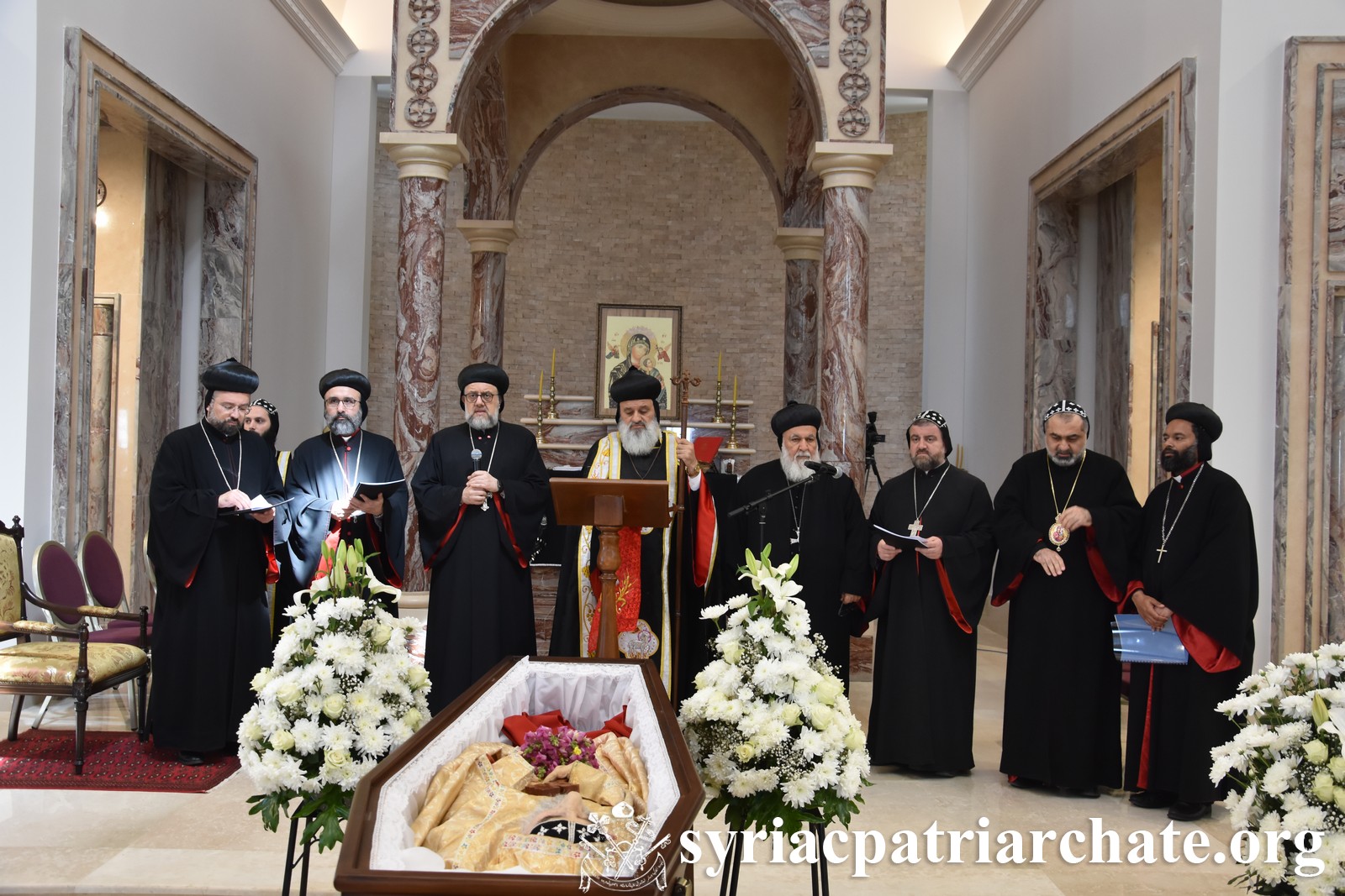 Funeral of the Late Archbishop Mor Timotheos Aphrem Abboudi | Syrian ...