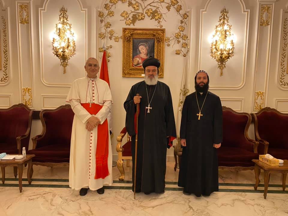 Visit of Apostolic Nuncio in Damascus Cardinal Mario Zenari | Syrian ...
