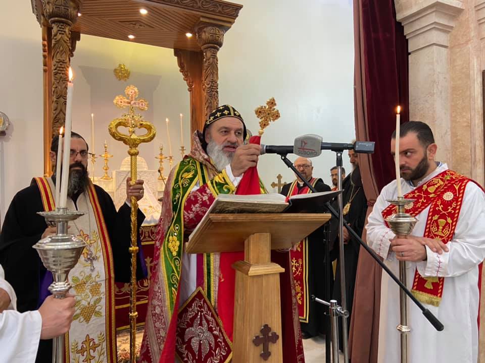 Holy Qurobo in Mor Jacob of Serugh Church in Hama | Syrian Orthodox ...