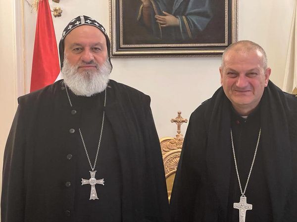 Meeting with the Syriac Catholic elected bishop of Homs, Hama and Nabak ...